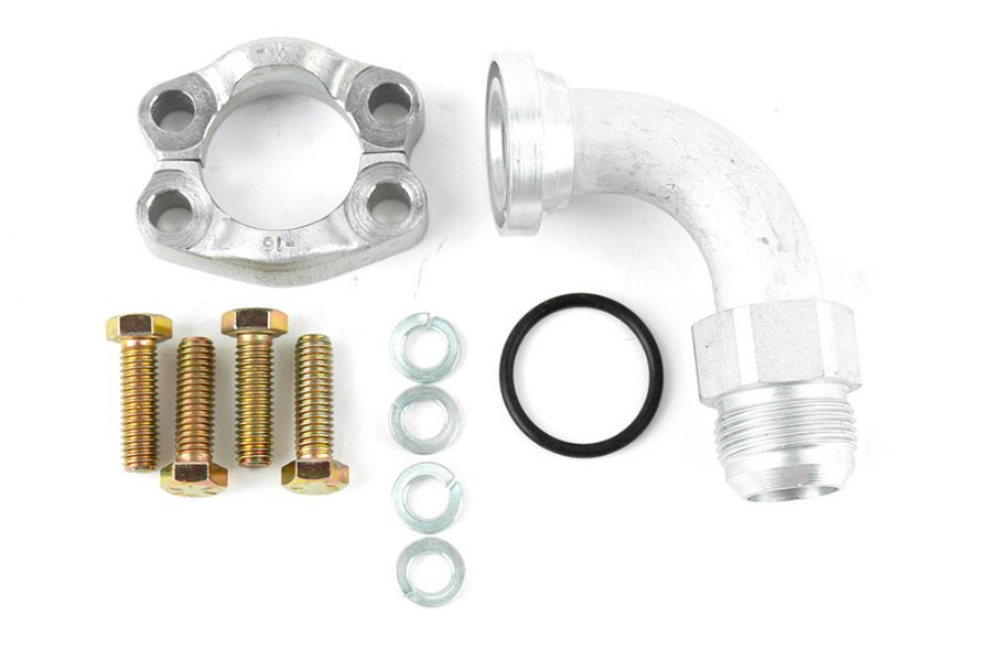 HYD FITTING,ELL 1 W/FLANGE KIT | Zip's