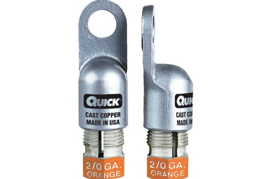 Quick Cable Compression Wall Lugs - Gauge 2/0 | Zip's