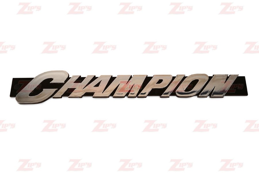 Champion Name Plate, 17" | Zip's