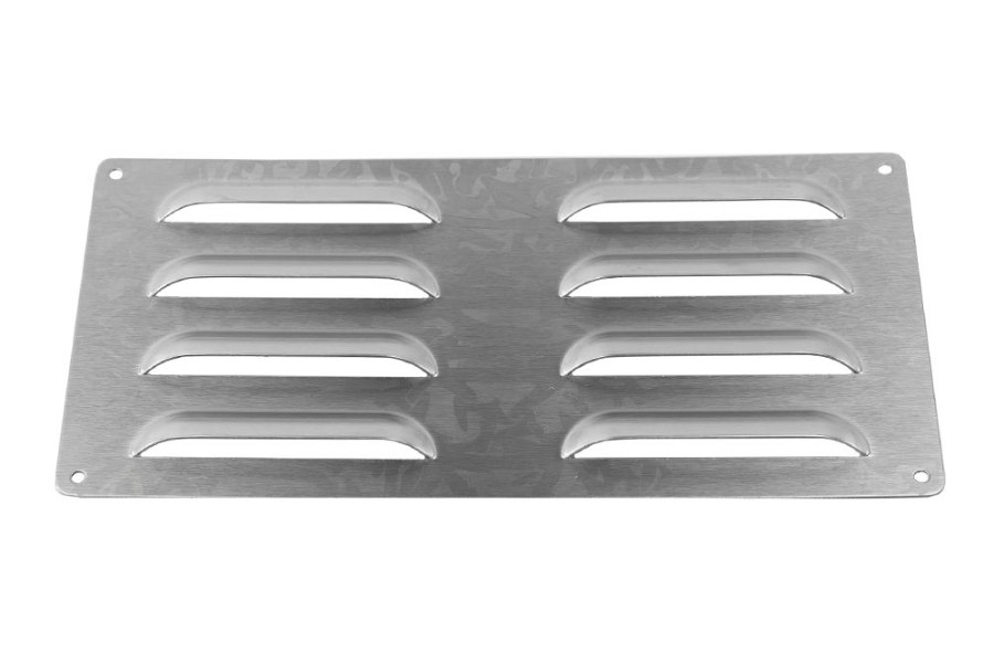 Vent,Double Louver,Brushed Ss | Zip's