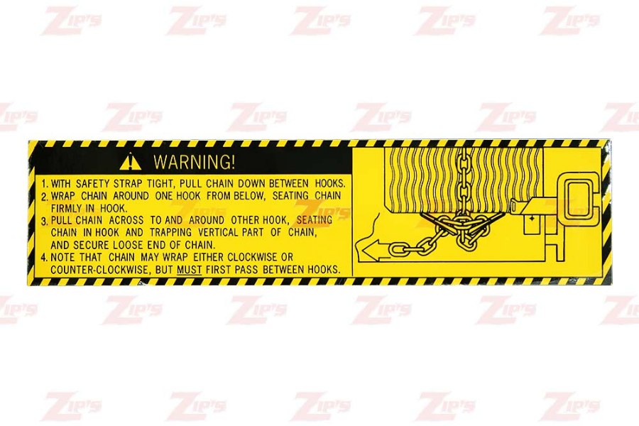 Decal, Chain Attachment | Zip's