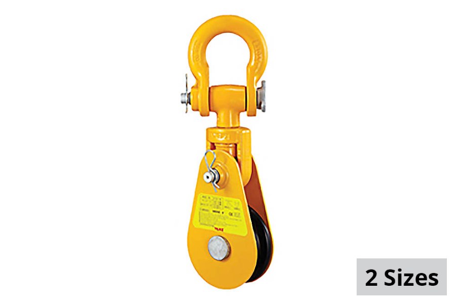 Yoke Alloy Snatch Block with Swivel Shackle | Zip's
