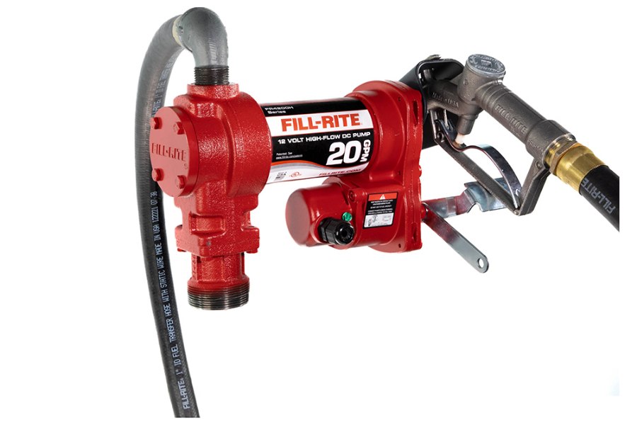 Fill-Rite 12V DC 20 GPM Fuel Transfer Pump with Nozzle | Zip's