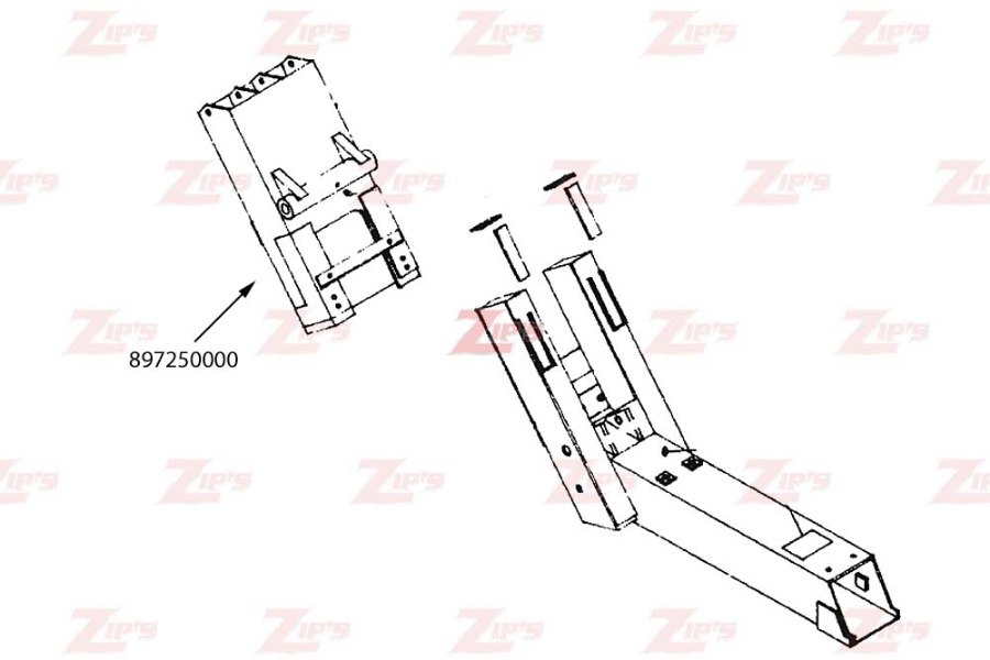 Miller Wheel Lift Tilt Column, Vulcan 896-897 | Zip's