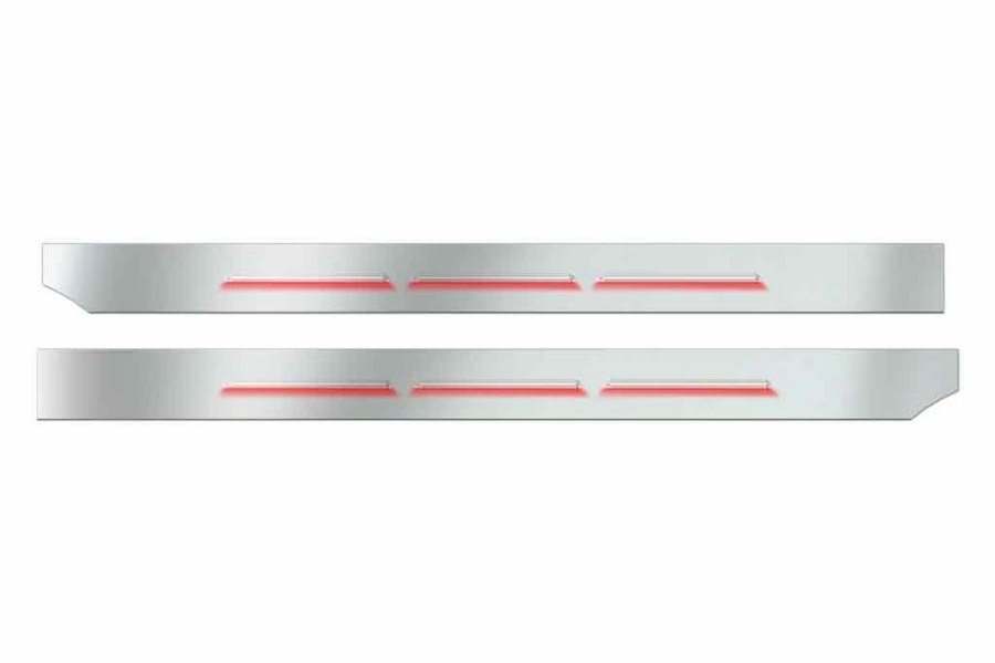 Trux Louvered "Glow Trim" Sleeper Panels - Peterbilt | Zip's