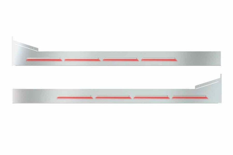 Trux Louvered "Glow Trim" Sleeper Panels - Peterbilt | Zip's