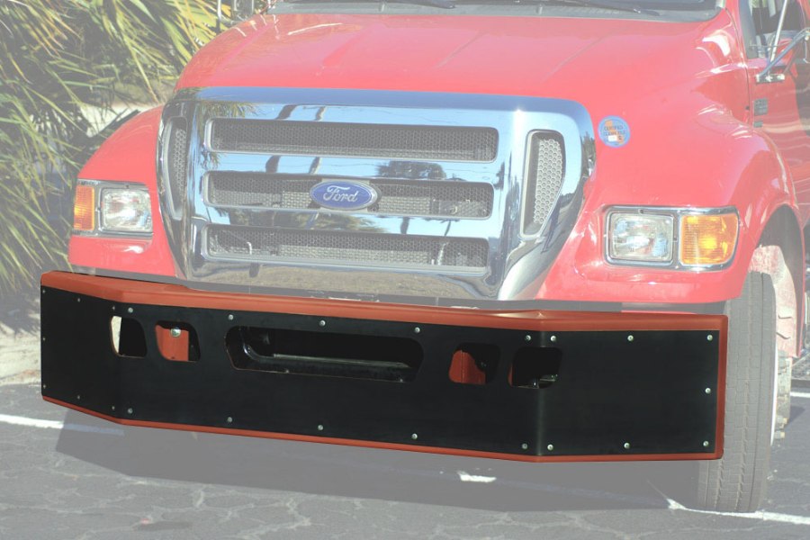 Diversified Push Bumper Ford F650 F750 Diesel Only 2011 2015 No Grille Guard Zip s